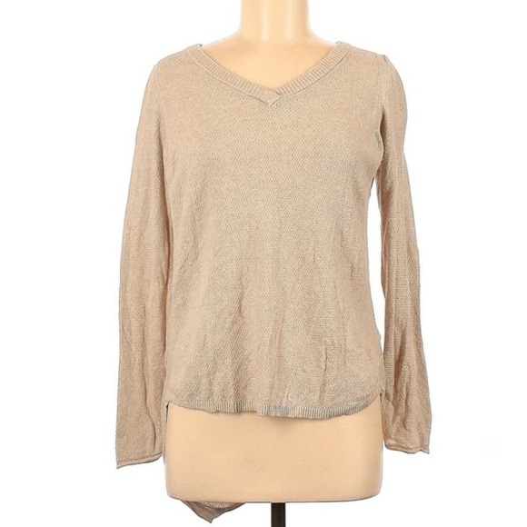 Democracy | Sweaters | Democracy Cream Knit Angora Cotton Asymmetrical ...